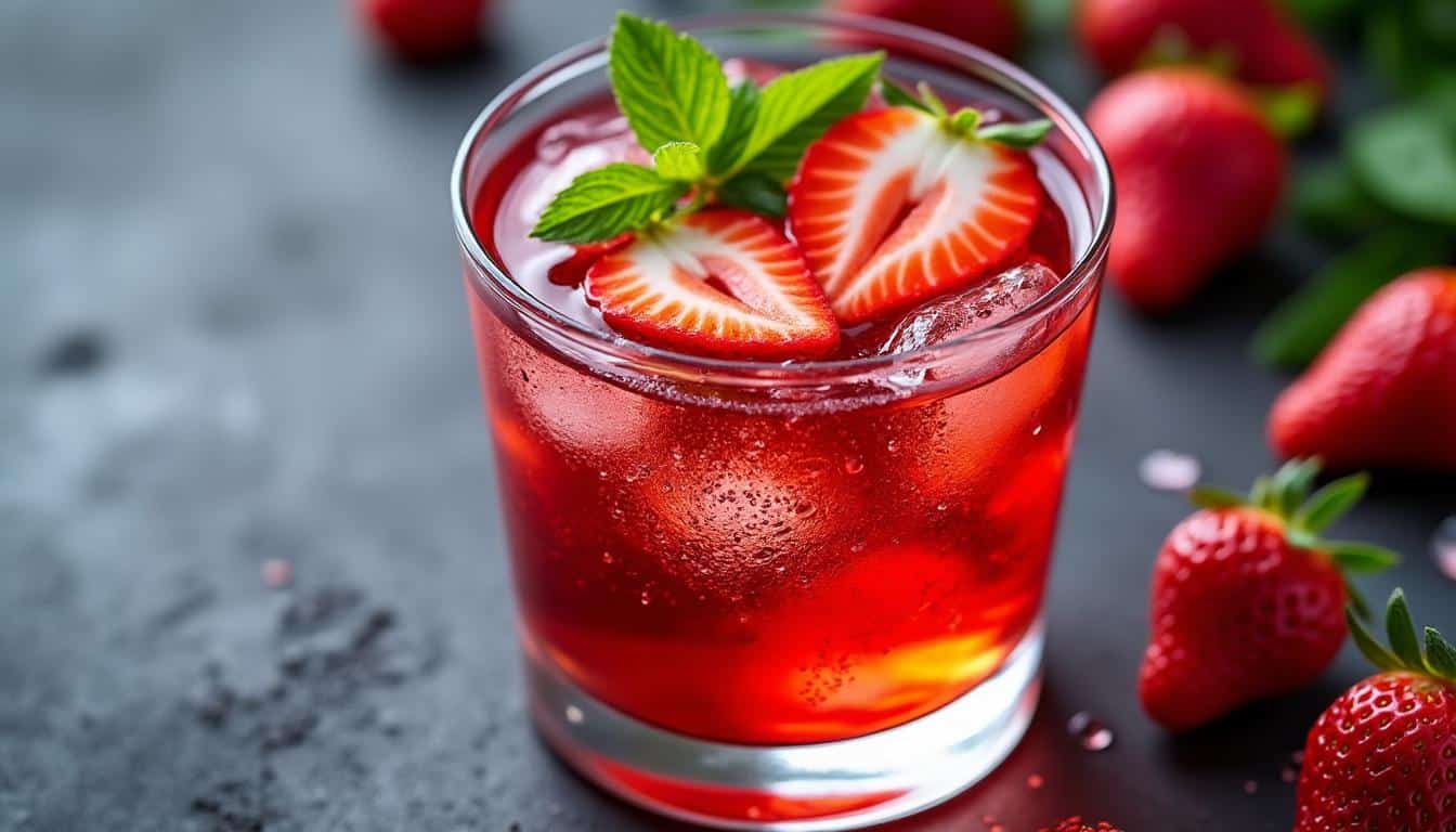 Cocktail fraise : fraîcheur estivale en verre